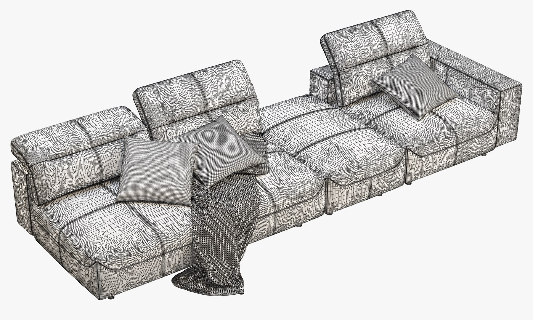 3D boconcept hampton modular leather - TurboSquid 1630500