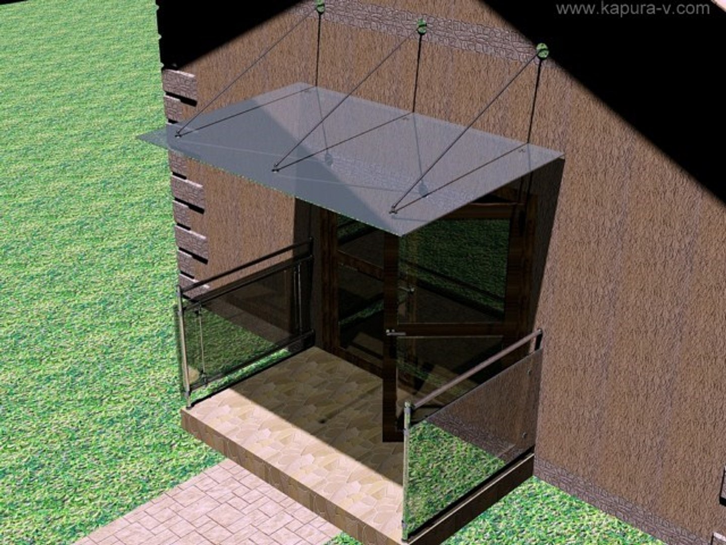 Glass Canopies Autocad 2007 3d Dwg