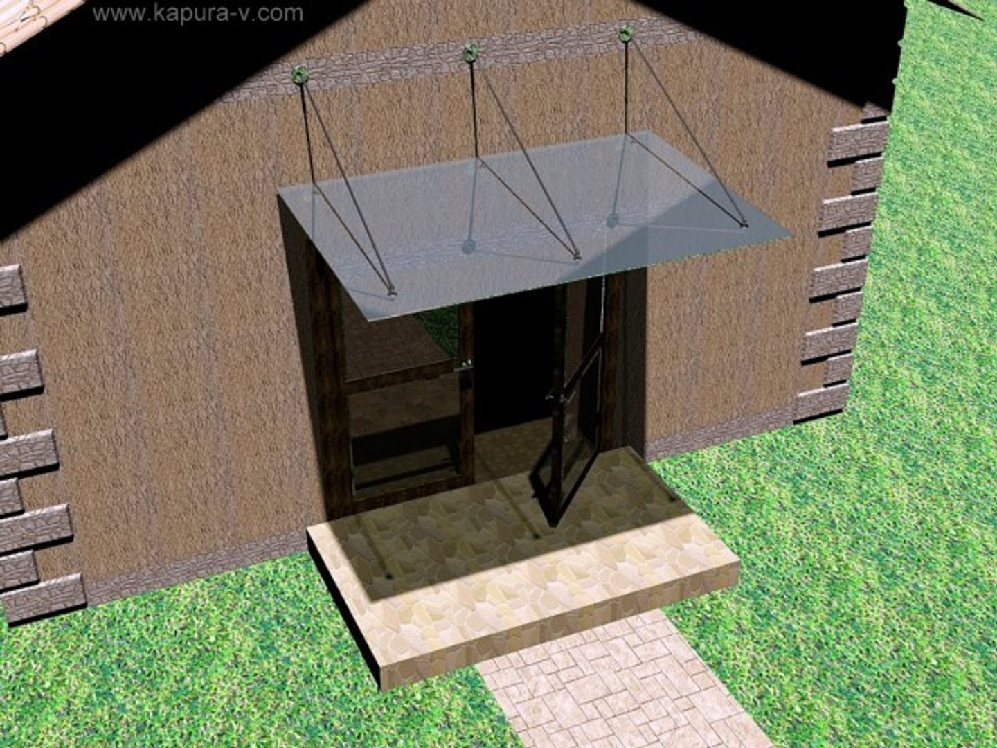 Glass Canopies Autocad 2007 3d Dwg