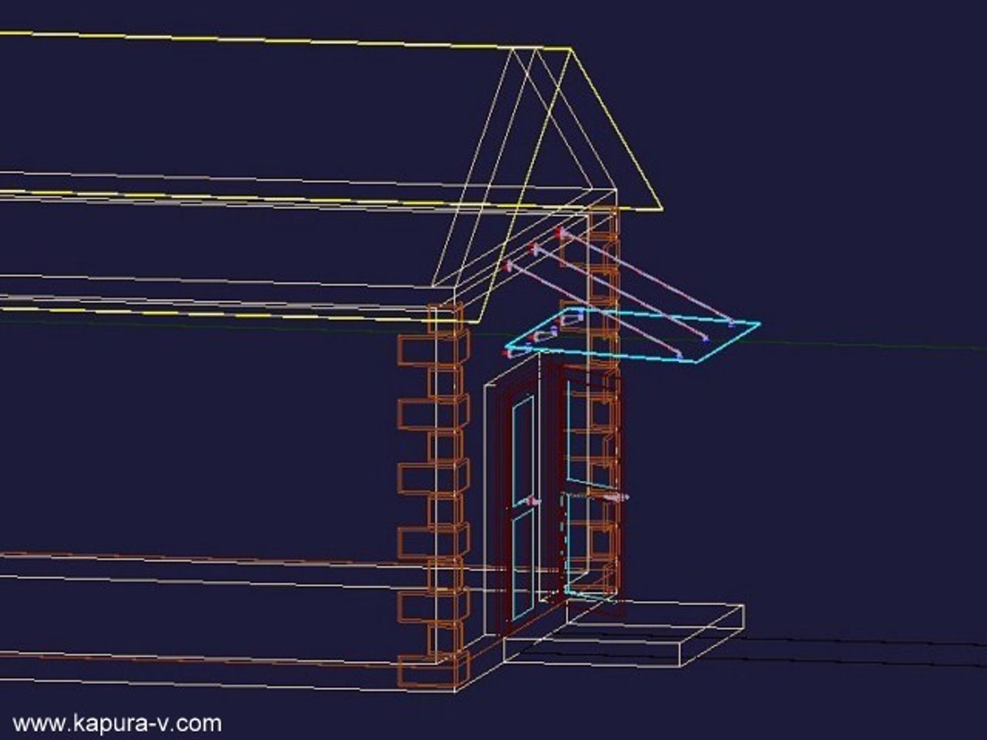 Glass Canopies Autocad 2007 3d Dwg