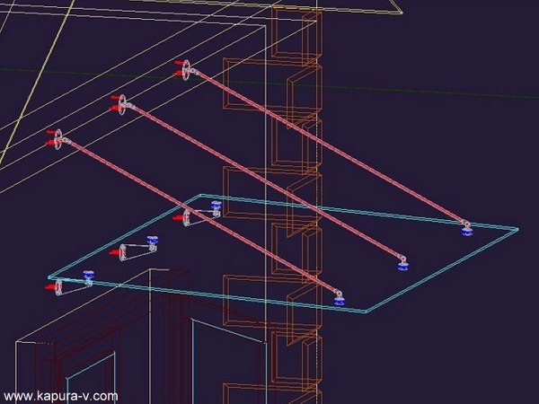 glass canopies autocad 2007 3d dwg