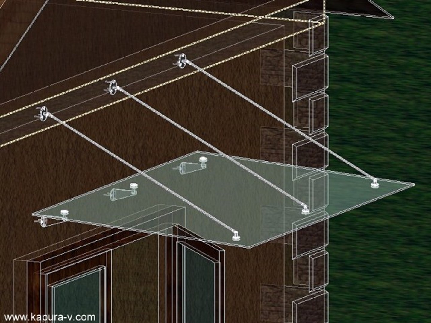 Glass Canopies Autocad 2007 3d Dwg