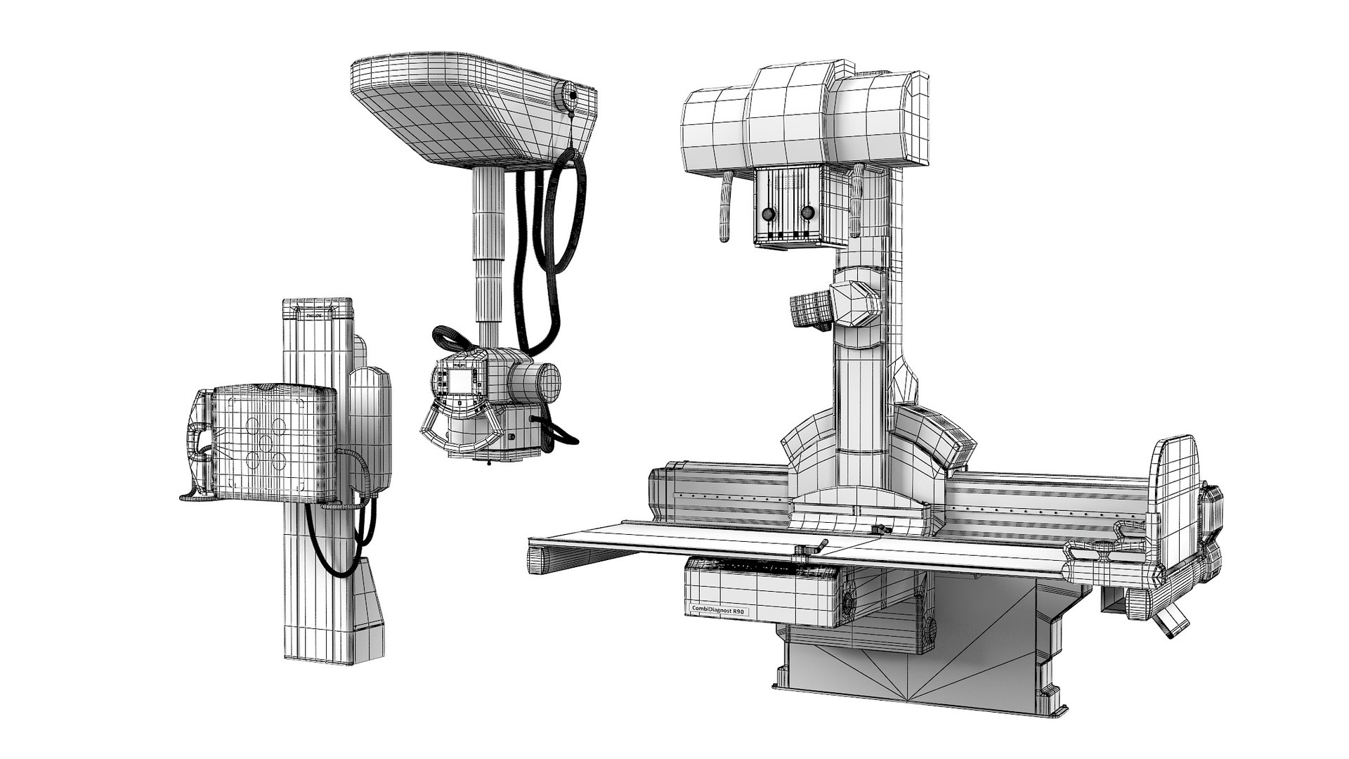 Combidiagnost R90 Medical Radiography 3D Model - TurboSquid 1553761