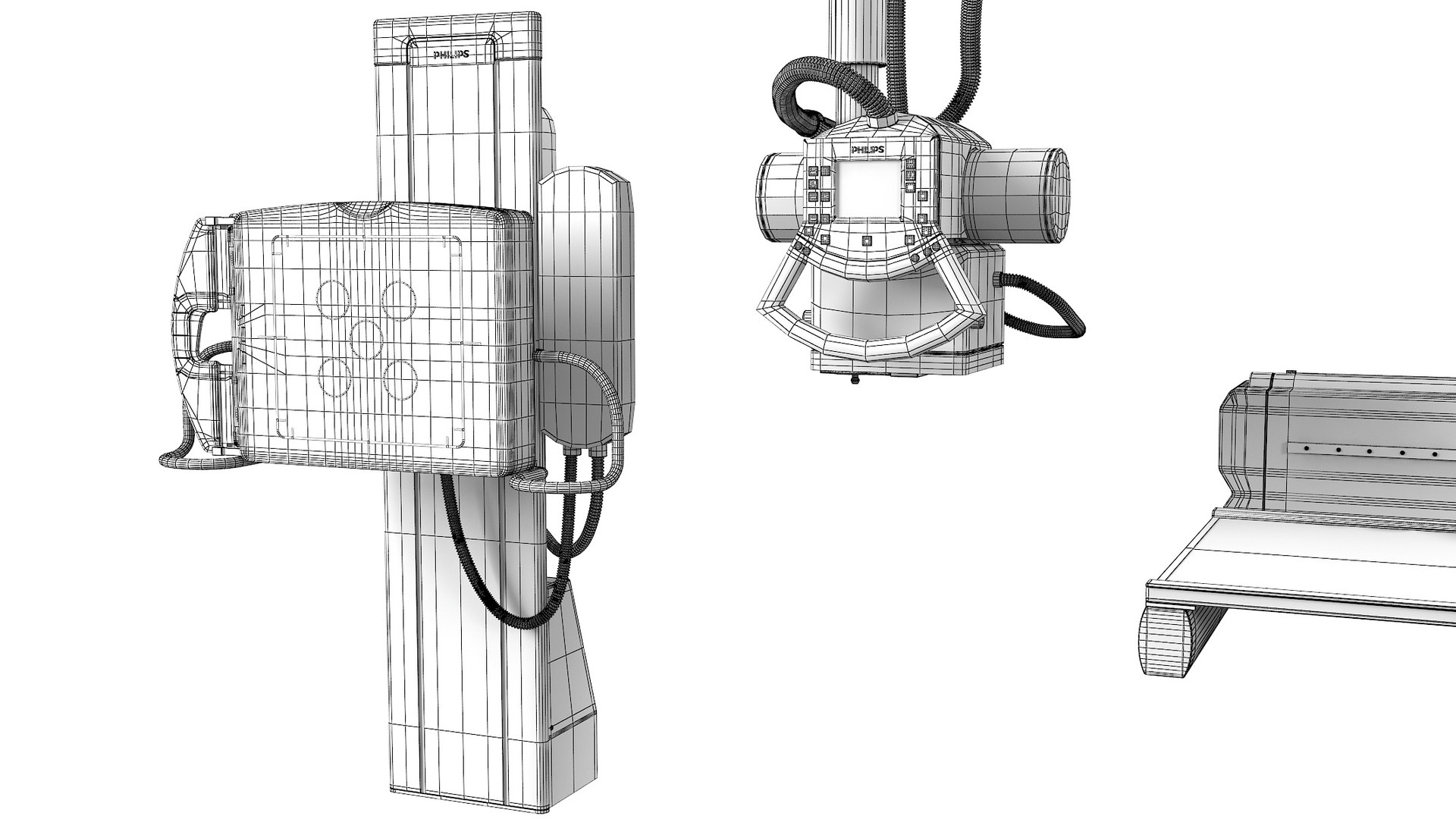 Combidiagnost R90 Medical Radiography 3D Model - TurboSquid 1553761