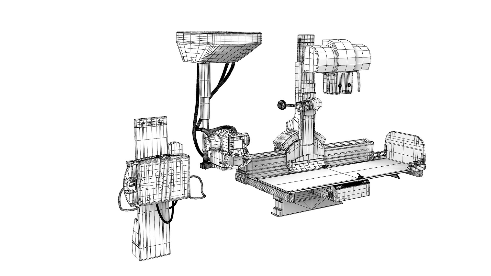 Combidiagnost R90 Medical Radiography 3D Model - TurboSquid 1553761