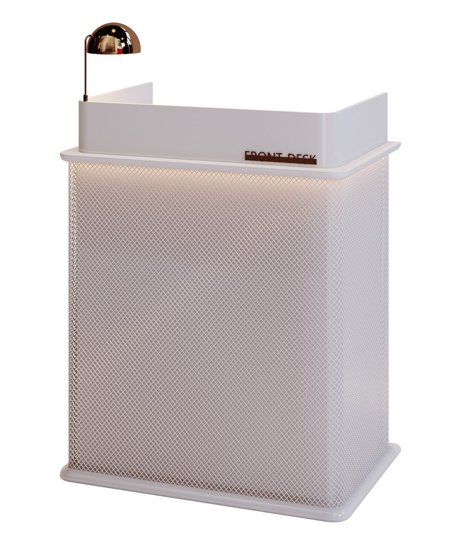 3D Reception Desk - TurboSquid 2136748