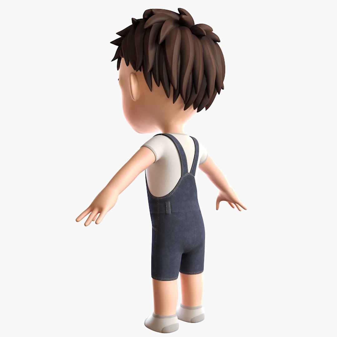 Cartoon Boy Norig Model - TurboSquid 1421960