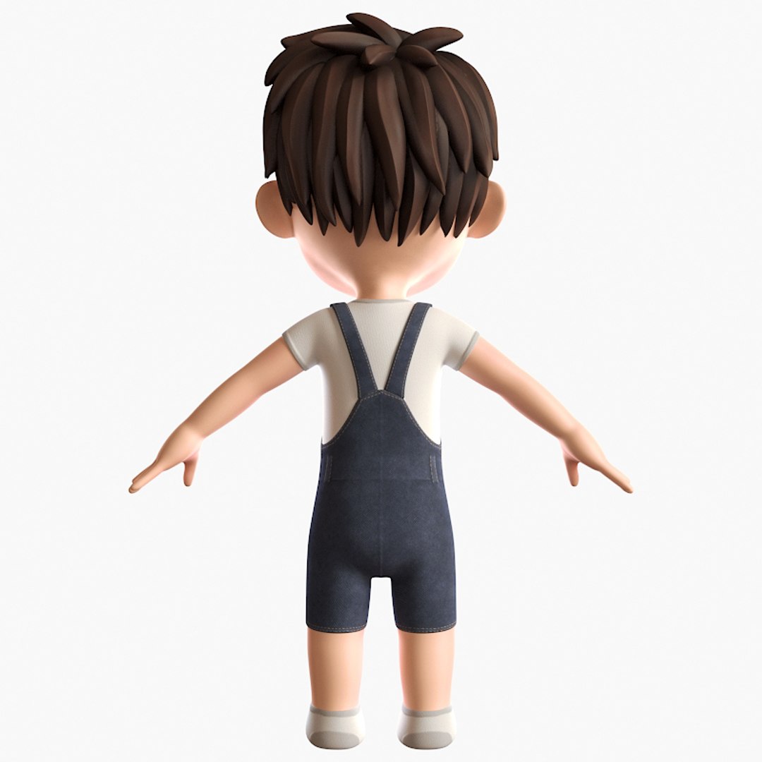 Cartoon Boy Norig Model - TurboSquid 1421960