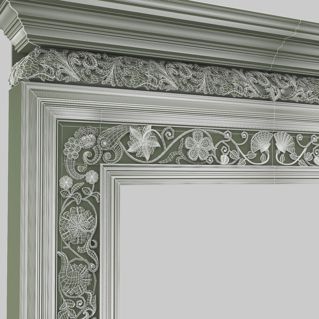 Classical Chimney Portal 3d Model