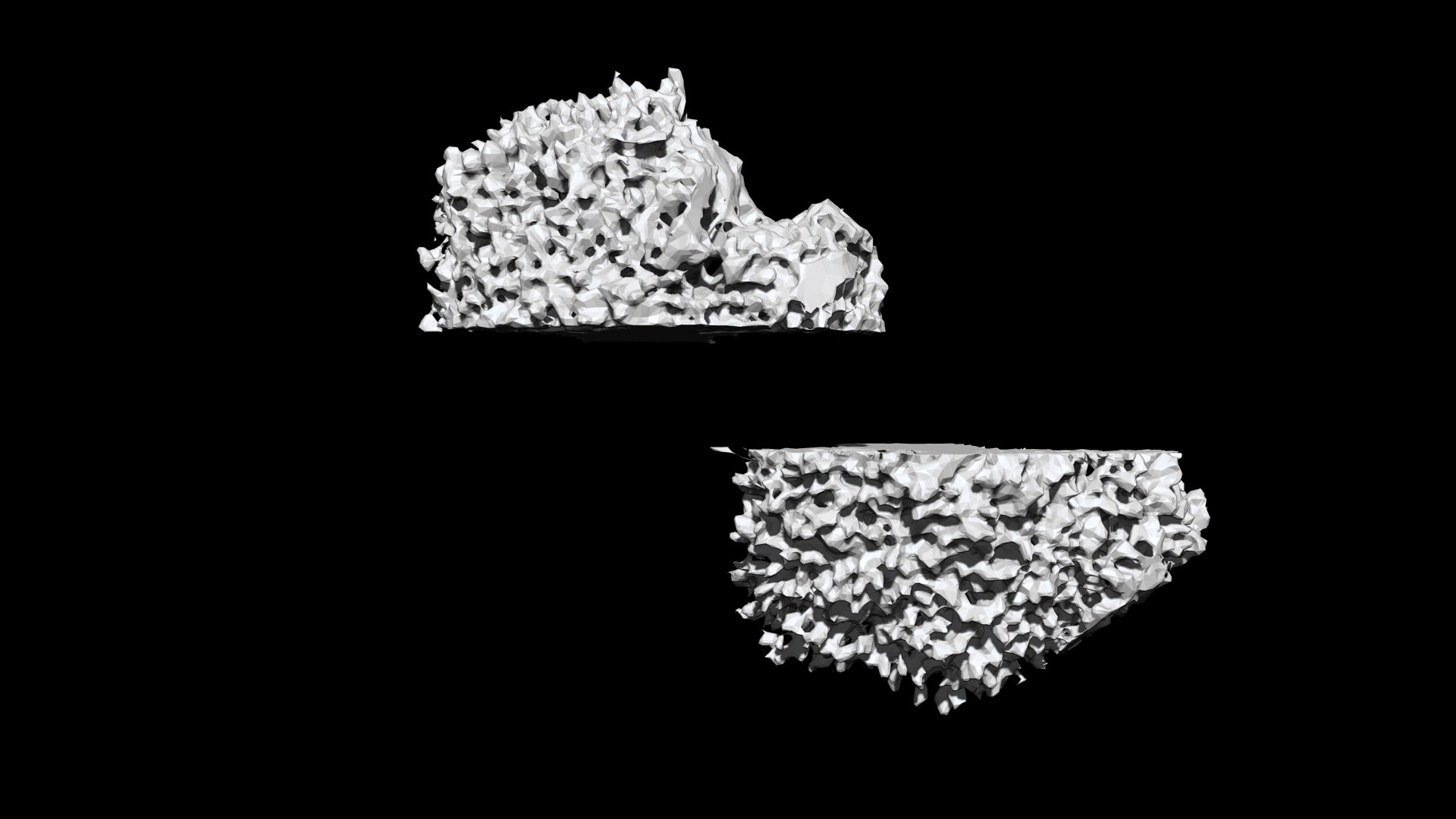 Broccoli Cut 3D CT Scan Model 7 Decimate 30percent 3D Model ...