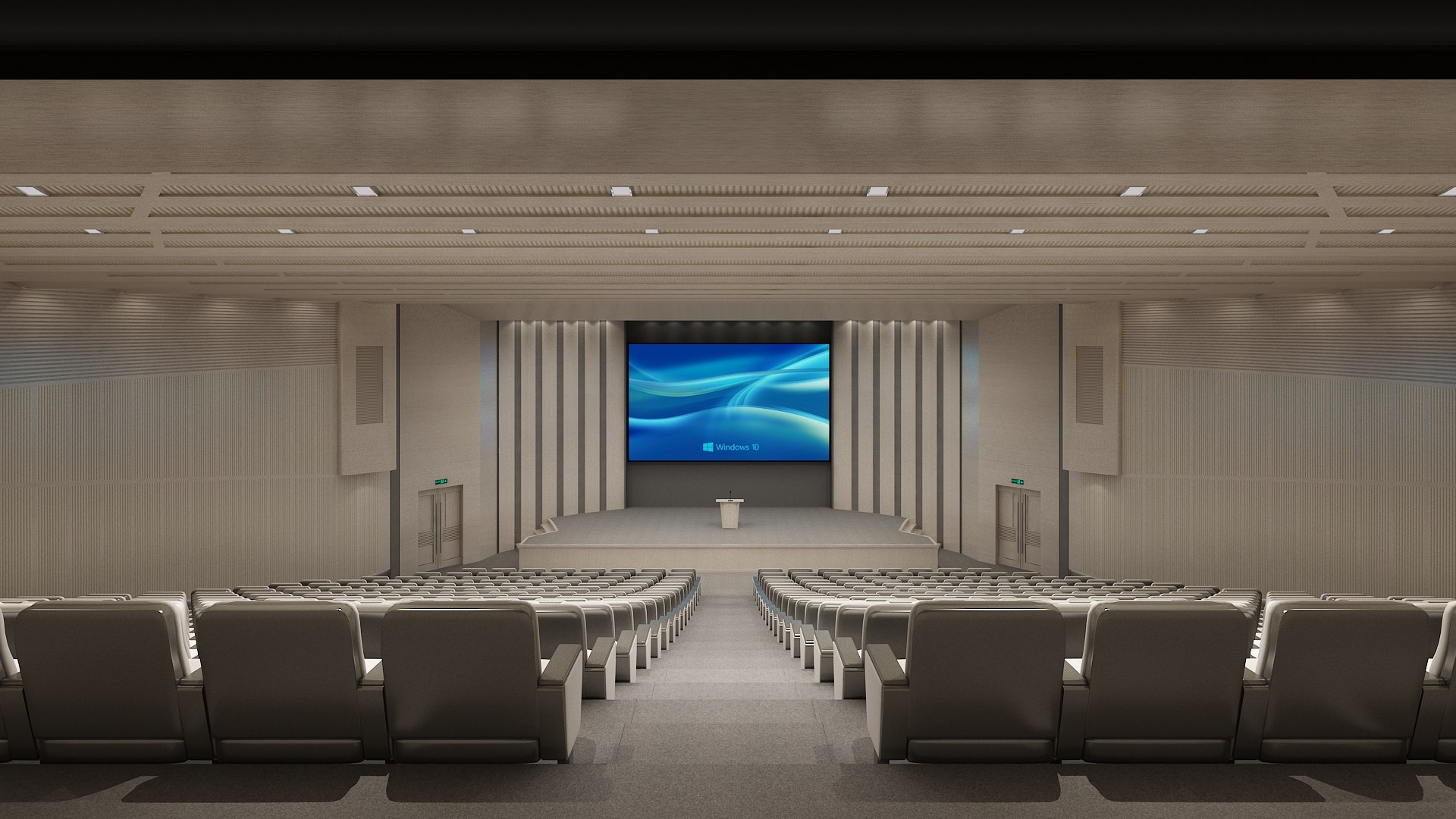 3D Lecture Hall 23 Model - TurboSquid 2196019