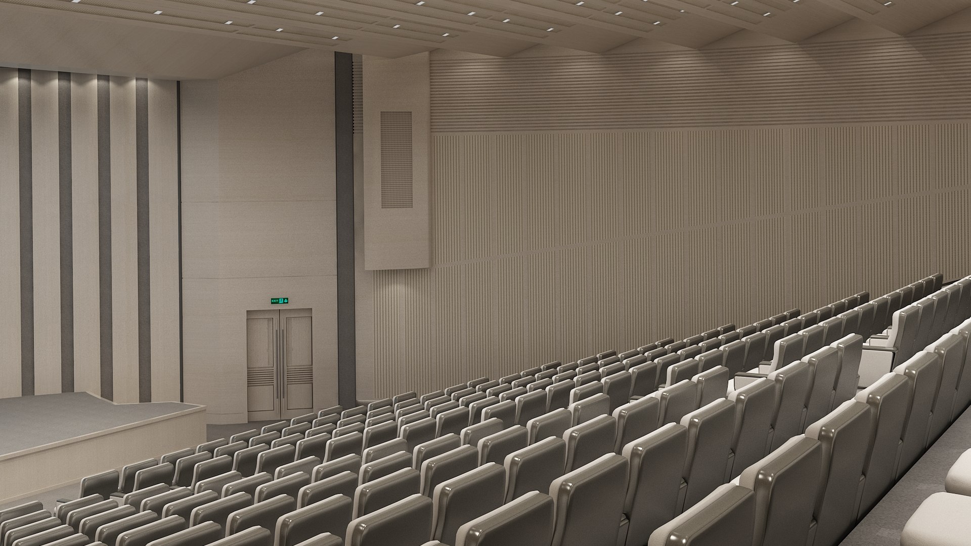 3D Lecture Hall 23 Model - TurboSquid 2196019