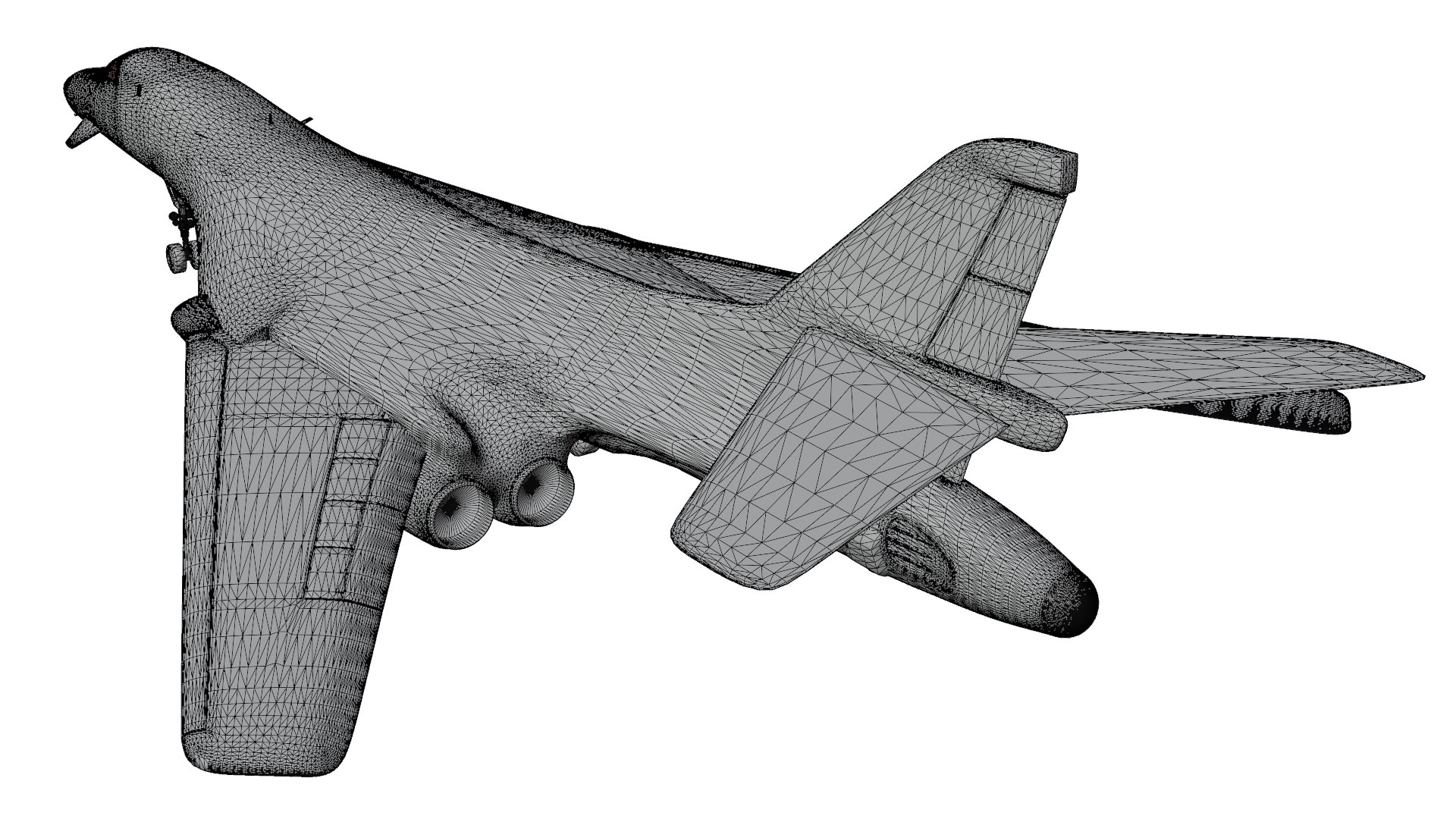 B-1B Fighter Jet 3D Model - TurboSquid 2130911