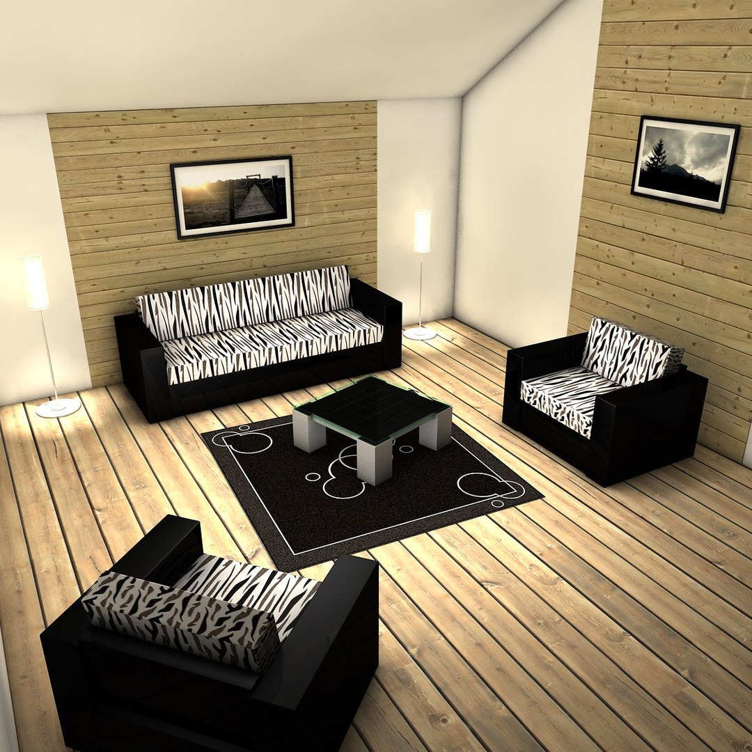 Dxf Living Room Interior Design