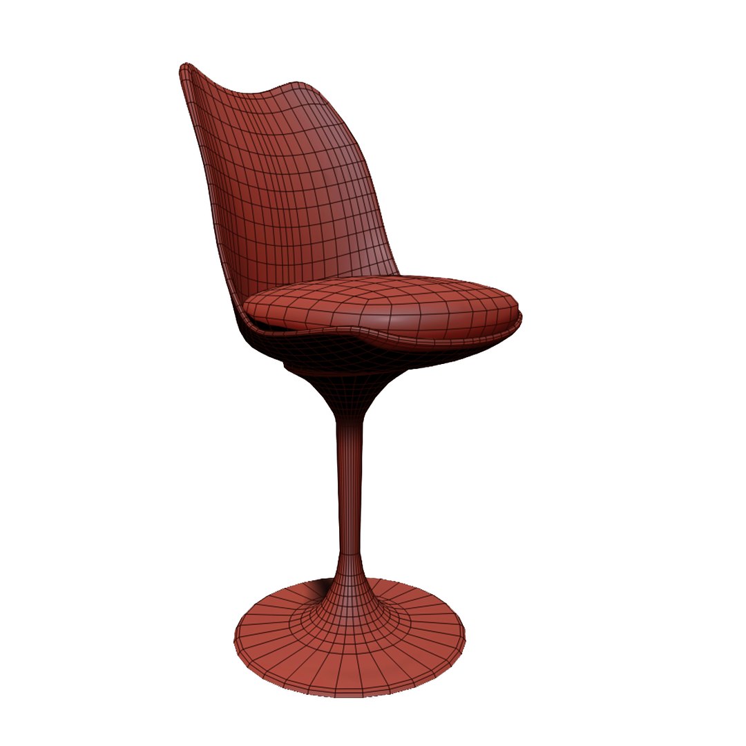 Modern Stool Chair 3d Model