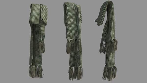 Scarf 3D model - TurboSquid 1975374
