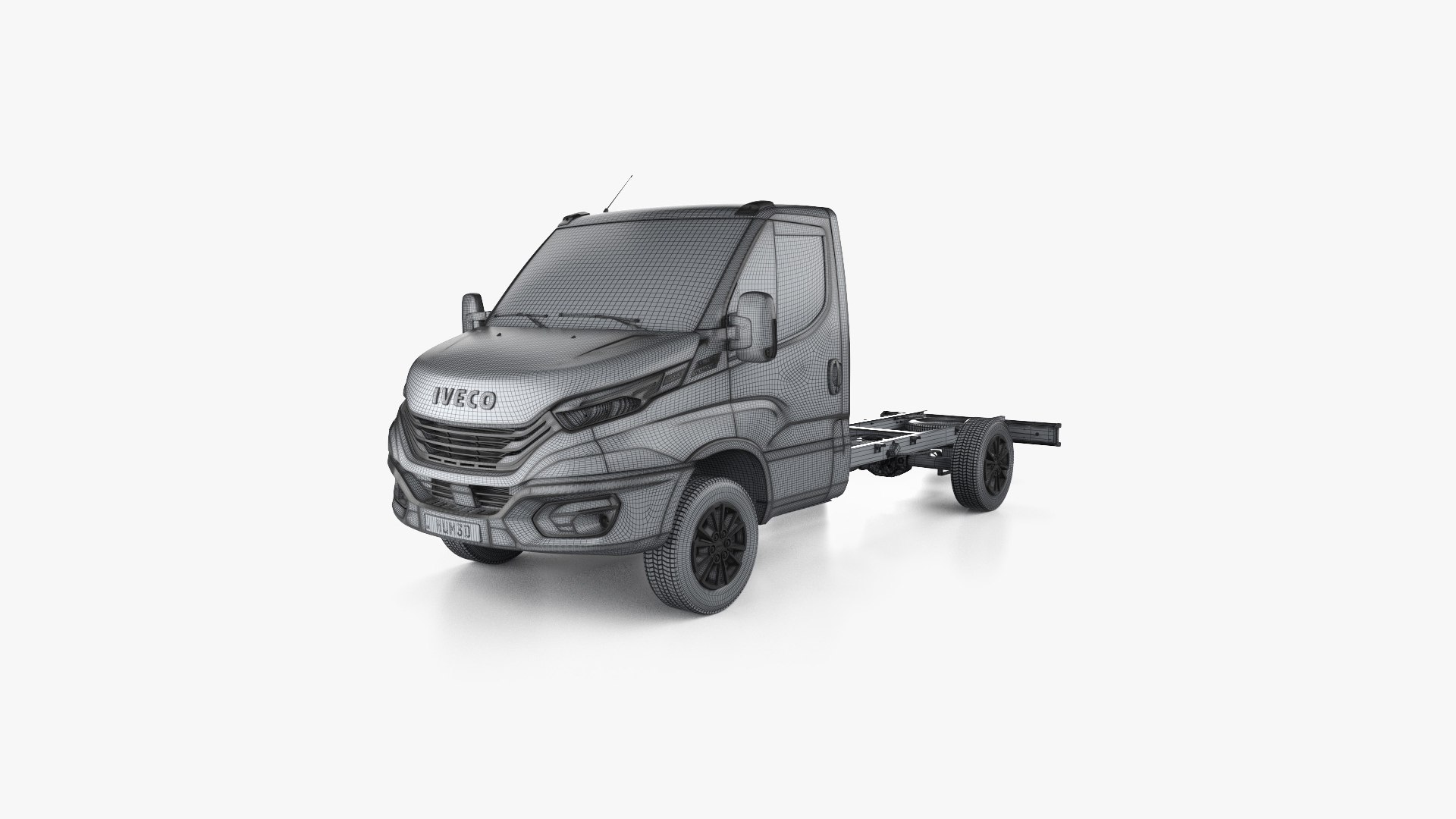 Iveco Daily Single Cab Chassis 2021 model - TurboSquid 2021024