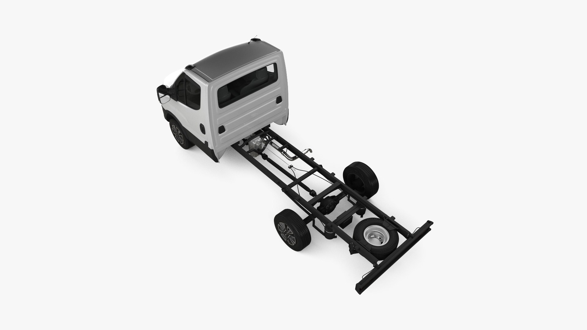 Iveco Daily Single Cab Chassis 2021 model - TurboSquid 2021024