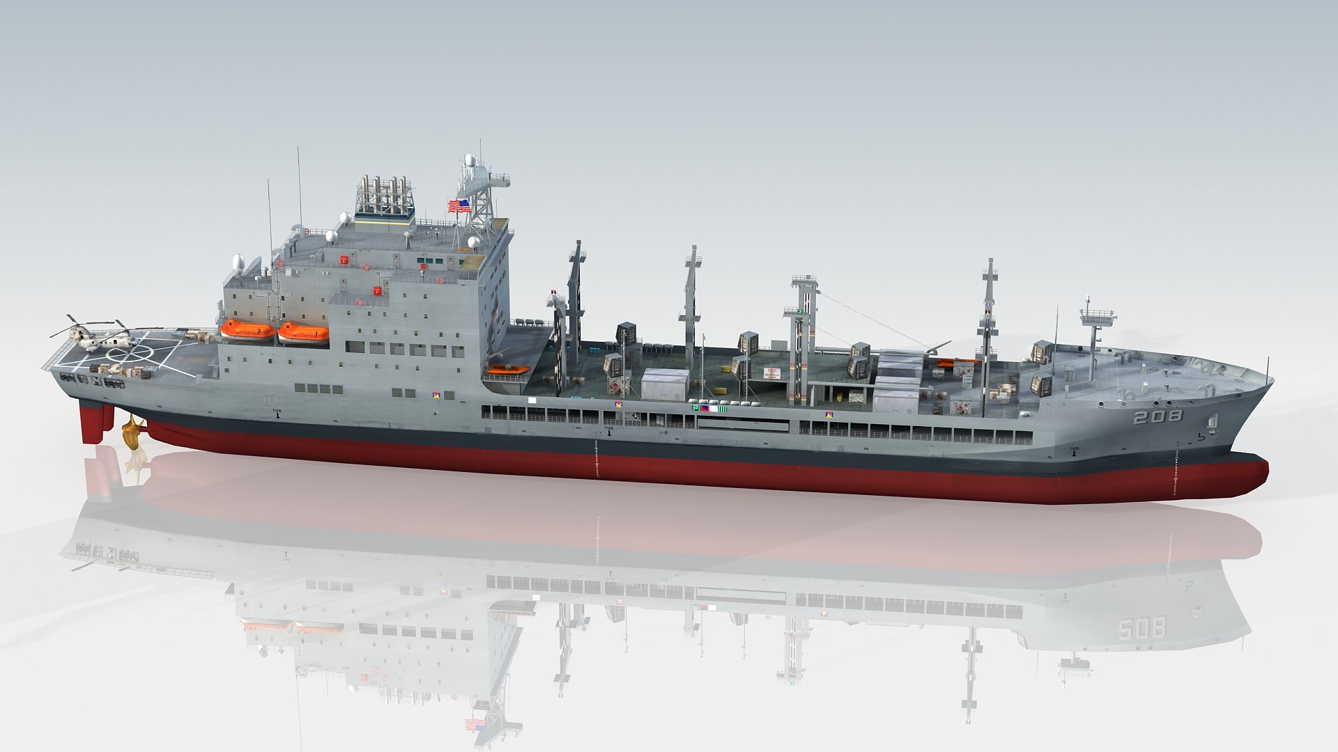 USNS Robert F Kennedy T-AO-208 3D model - TurboSquid 2074959
