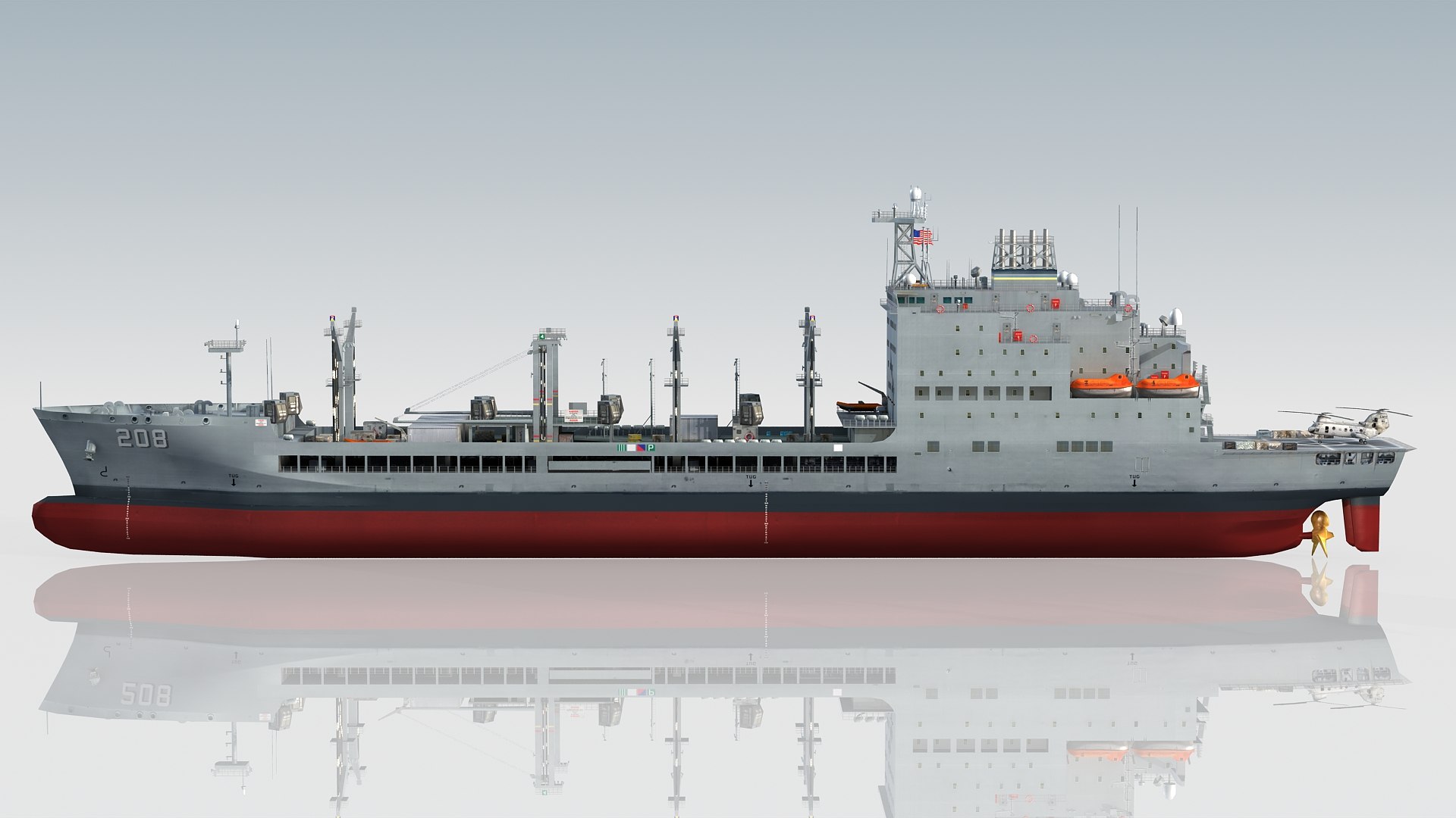 USNS Robert F Kennedy T-AO-208 3D model - TurboSquid 2074959