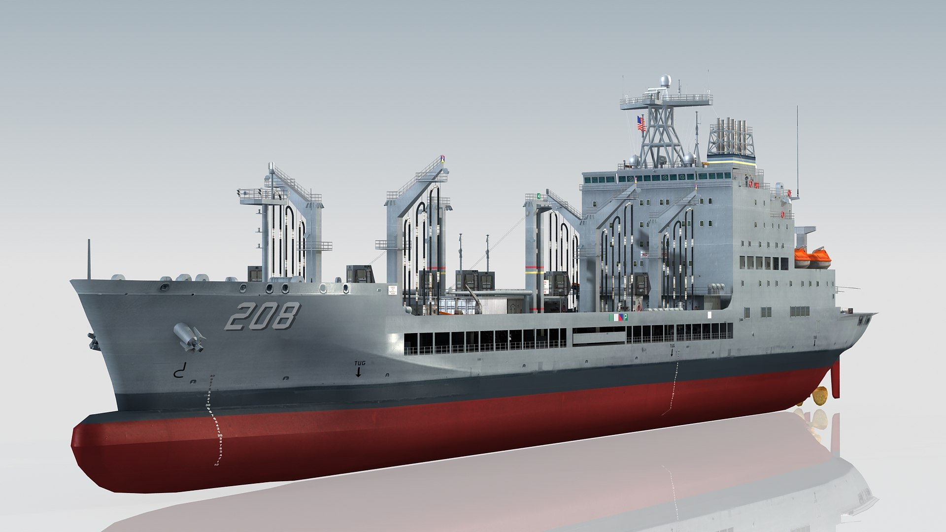 USNS Robert F Kennedy T-AO-208 3D model - TurboSquid 2074959
