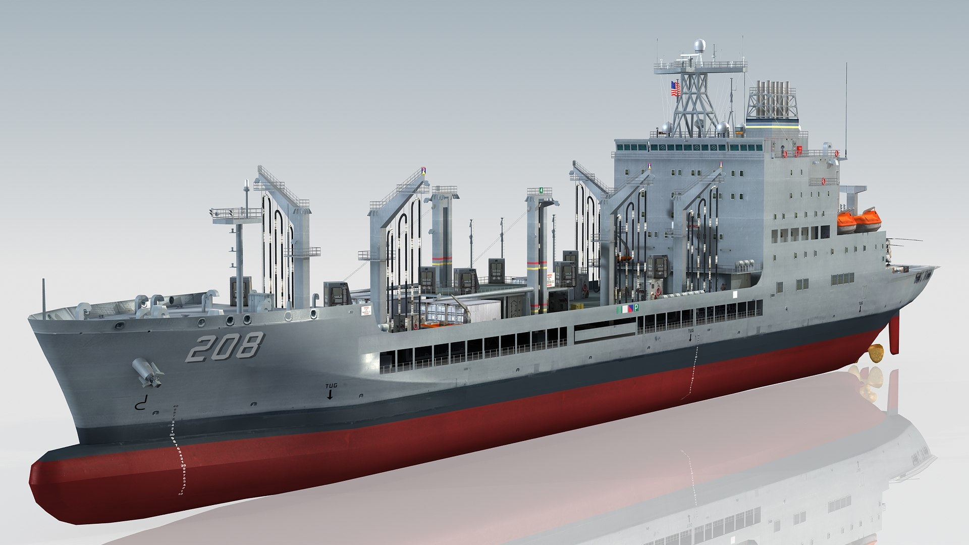 USNS Robert F Kennedy T-AO-208 3D model - TurboSquid 2074959