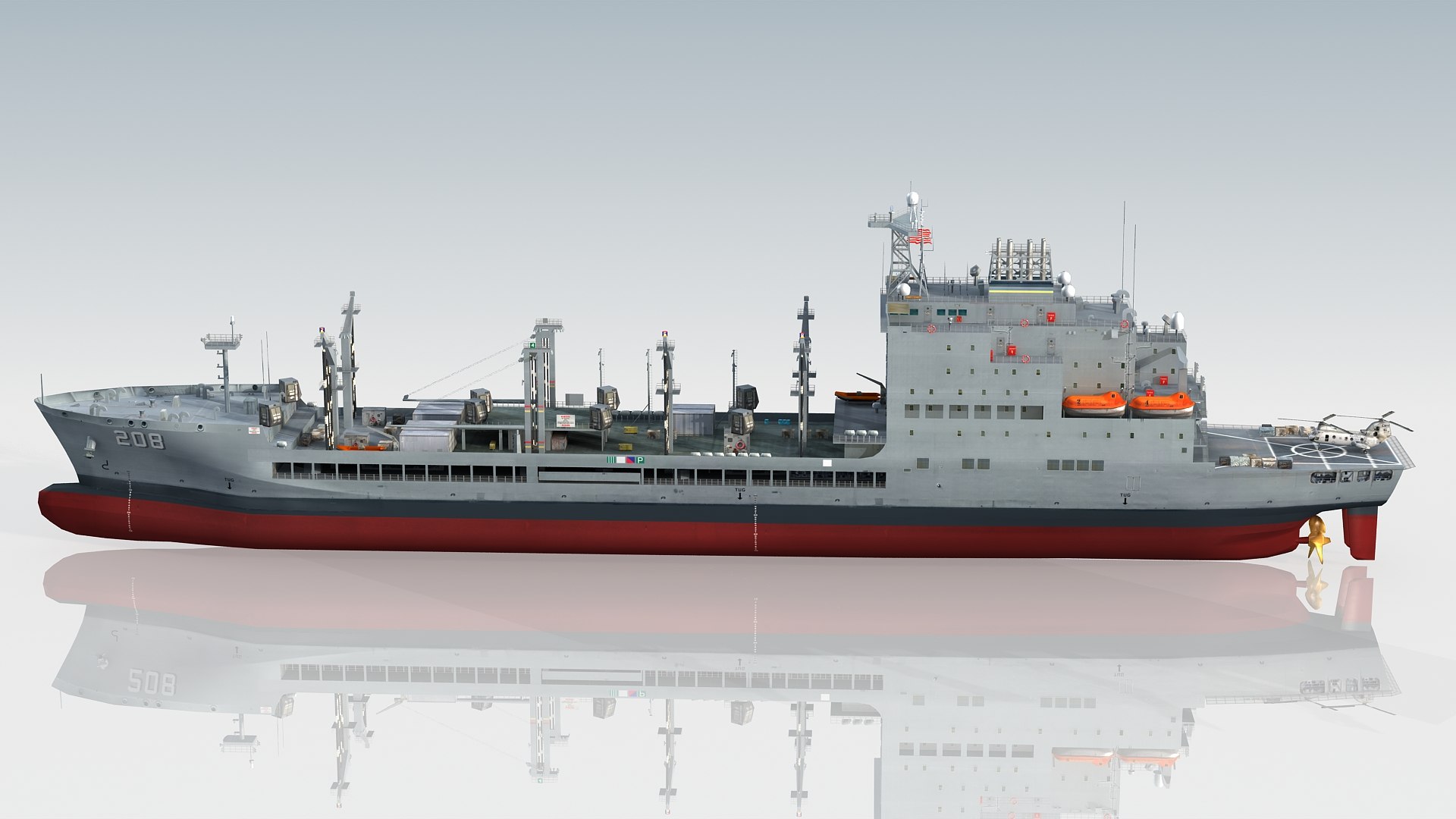 USNS Robert F Kennedy T-AO-208 3D model - TurboSquid 2074959