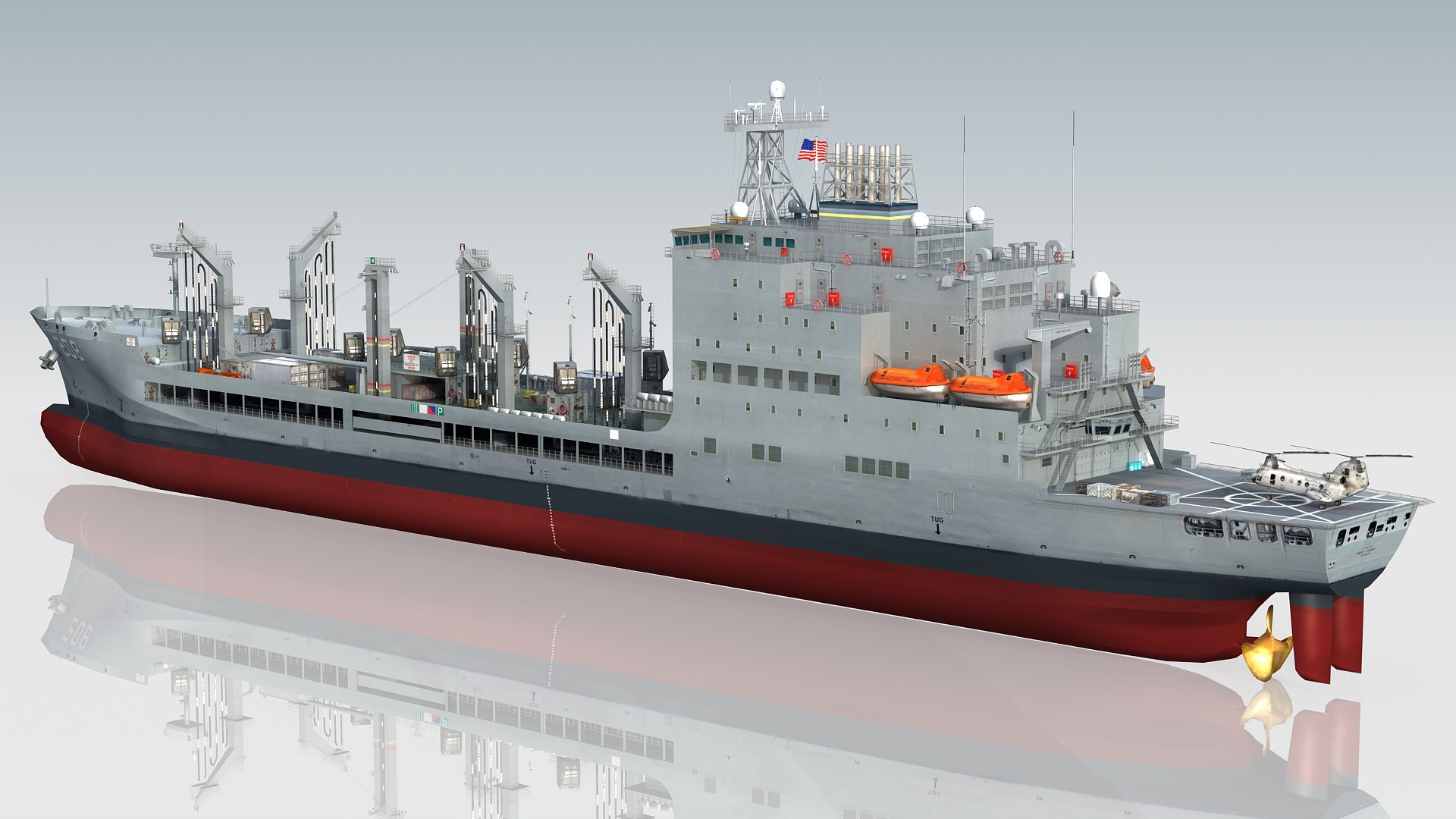 USNS Robert F Kennedy T-AO-208 3D model - TurboSquid 2074959