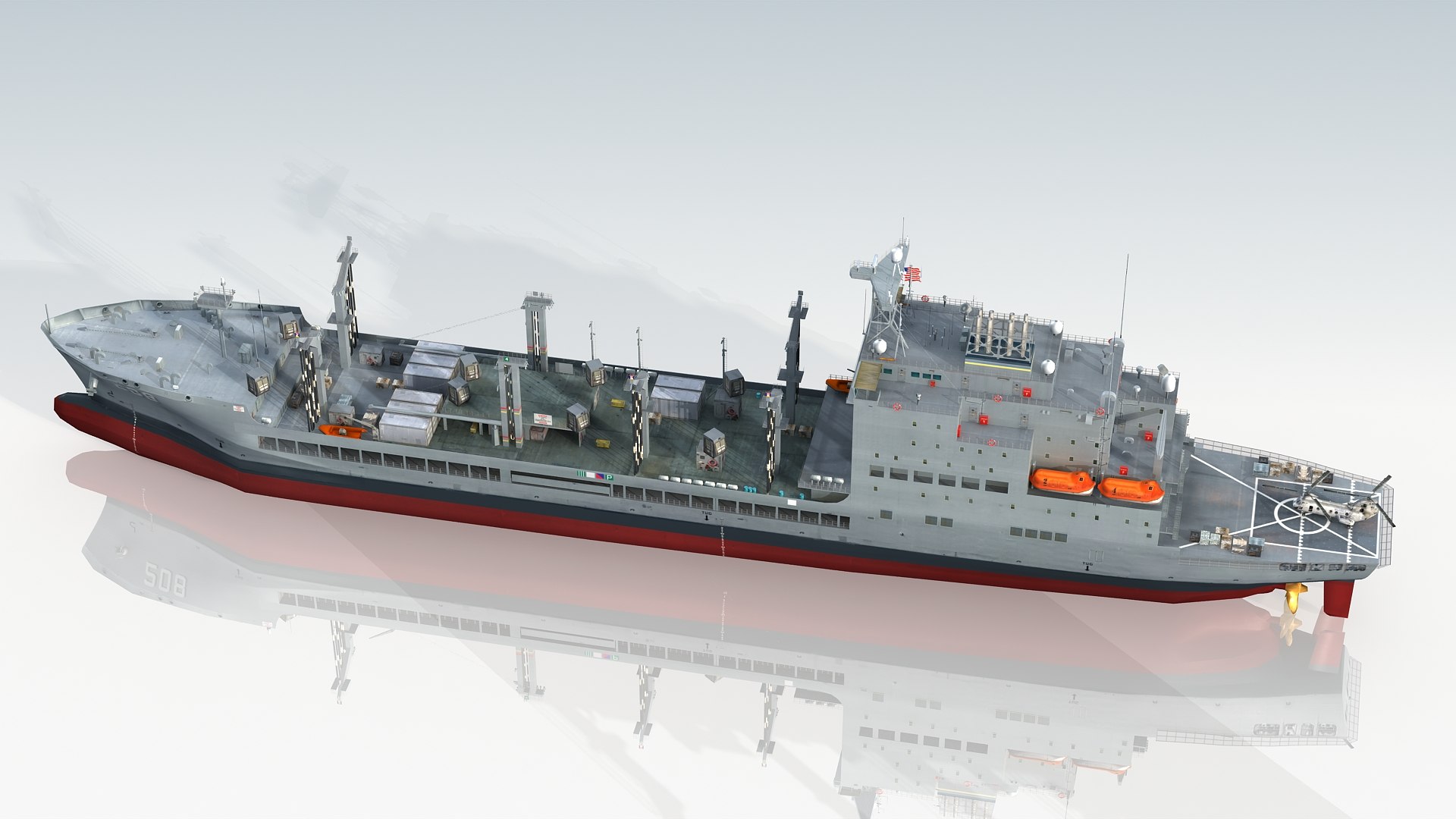 USNS Robert F Kennedy T-AO-208 3D model - TurboSquid 2074959
