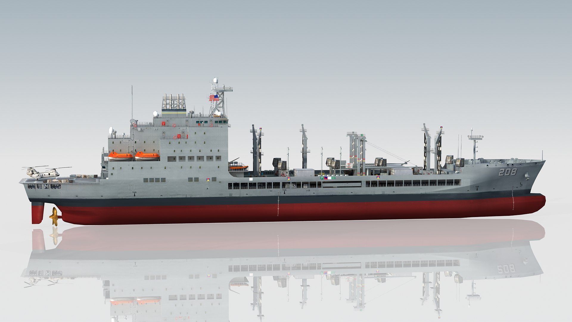 USNS Robert F Kennedy T-AO-208 3D model - TurboSquid 2074959