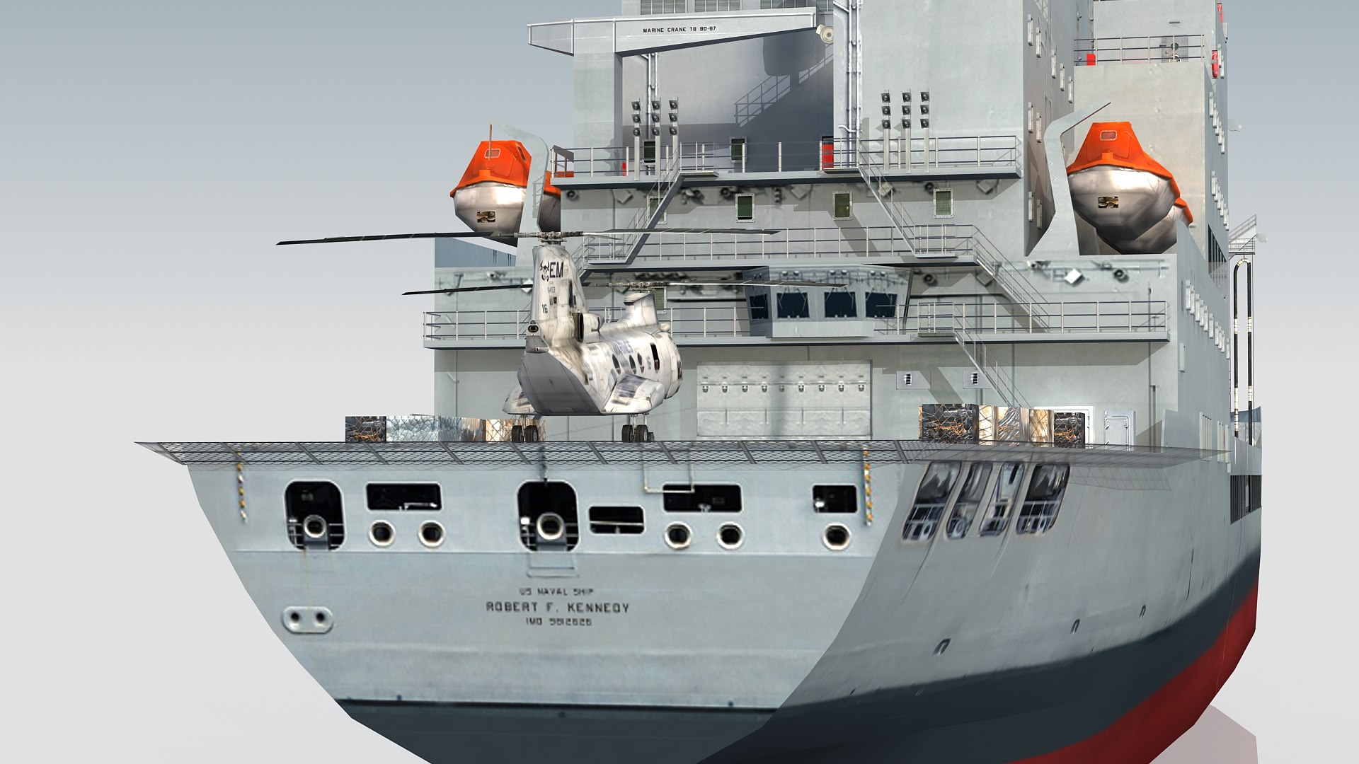 USNS Robert F Kennedy T-AO-208 3D model - TurboSquid 2074959