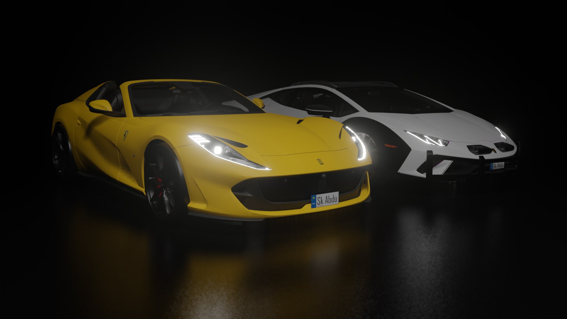 3D Sport Cars Pack Sk Models Model - TurboSquid 2210784