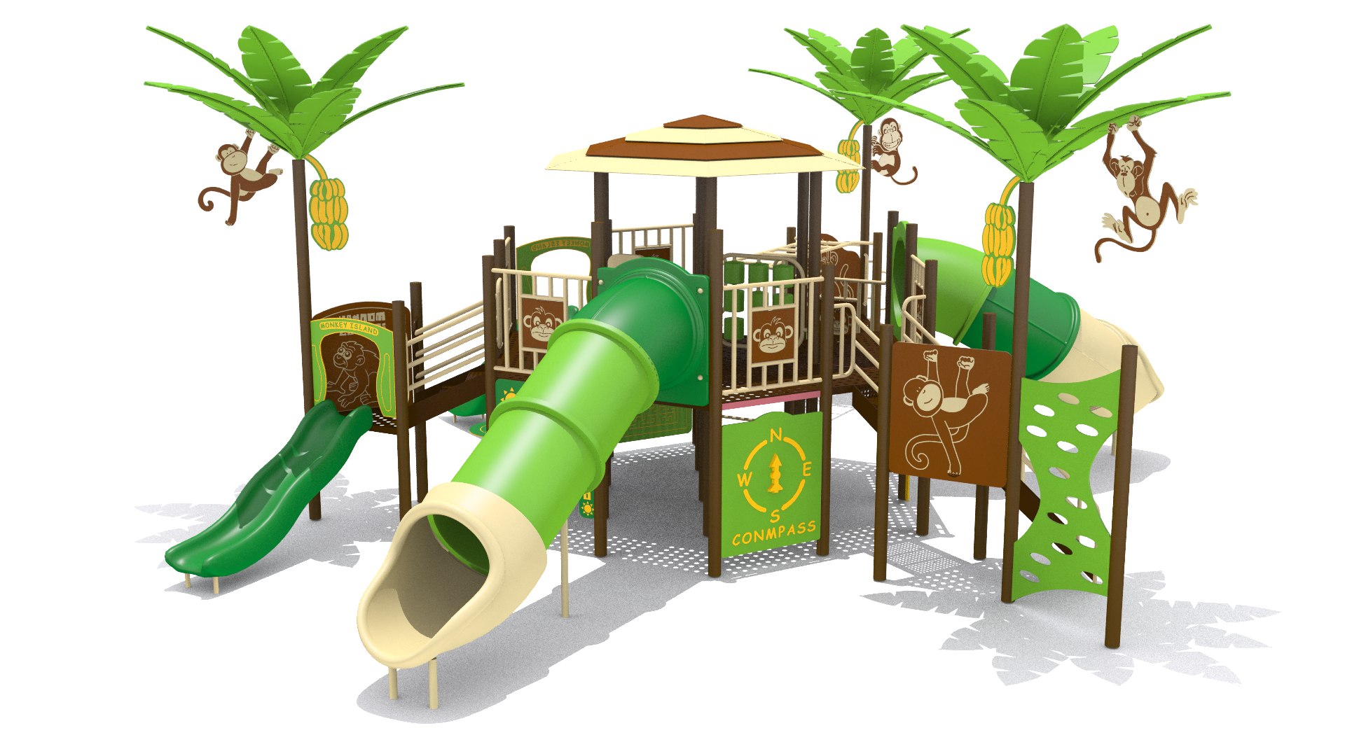 Monkey Playground 3D Model - TurboSquid 1778400