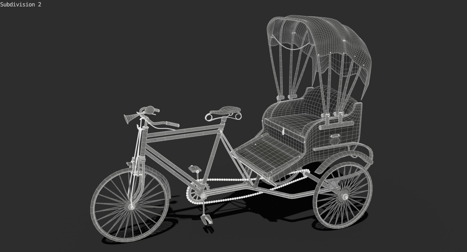 3D Model Cycle Rikshaw - TurboSquid 1242456