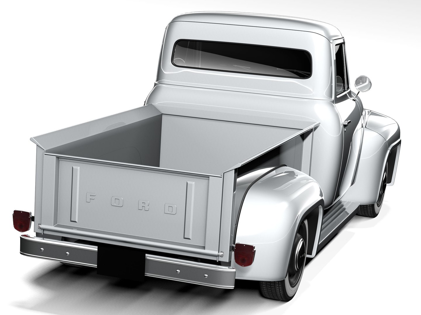3D Model Ford F-100 1955 - TurboSquid 2222128