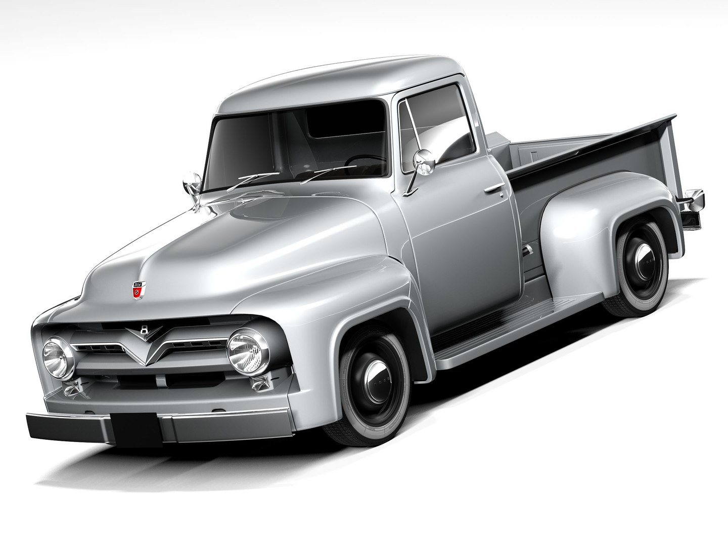 3D Model Ford F-100 1955 - TurboSquid 2222128