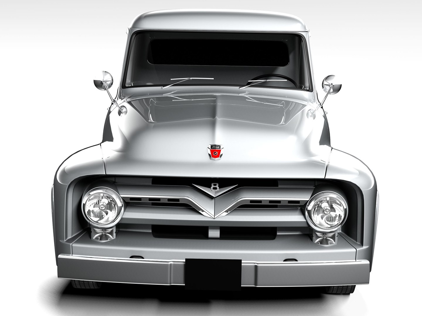3D Model Ford F-100 1955 - TurboSquid 2222128