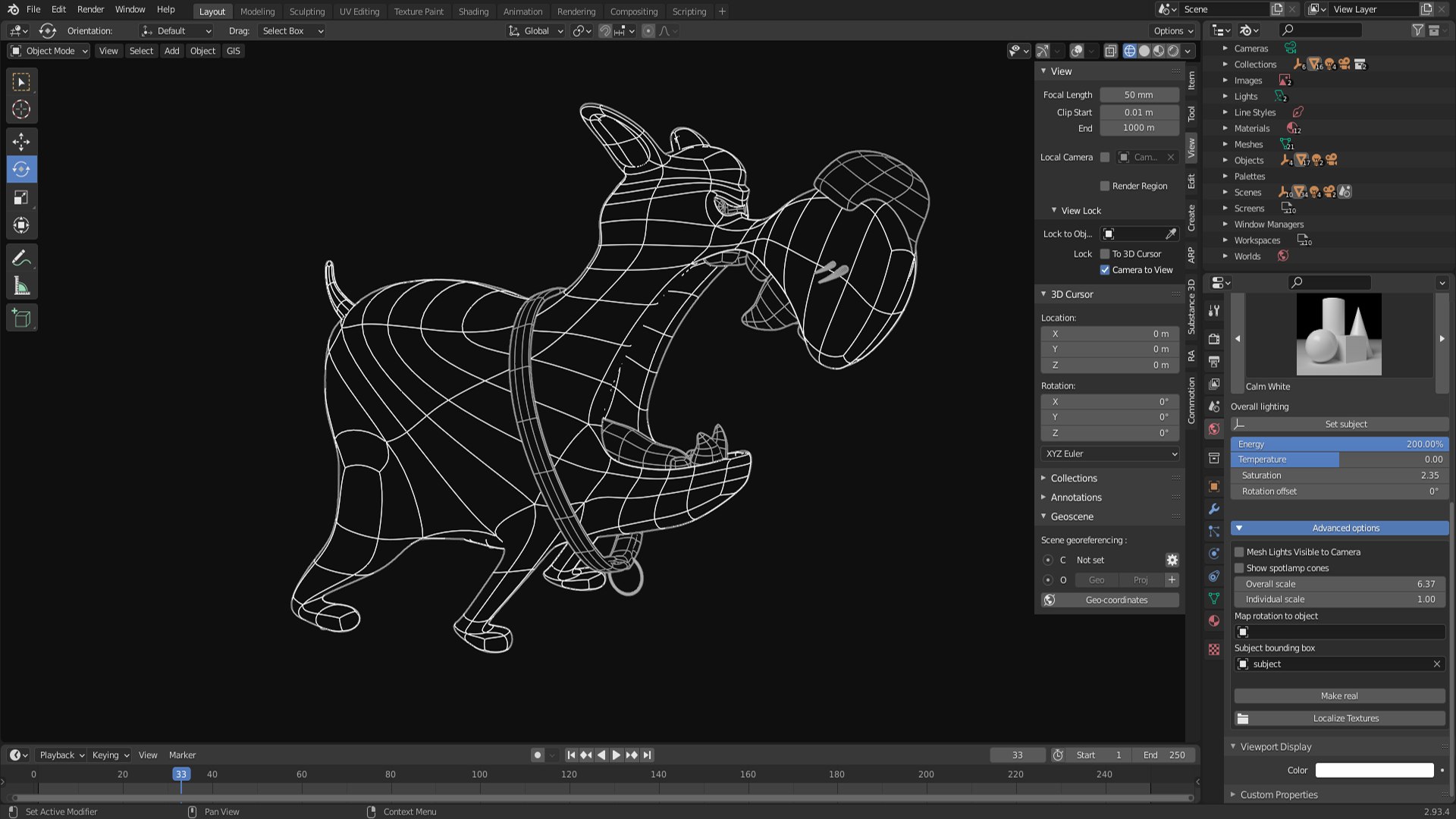 Cartoon Dog Model - TurboSquid 1807028