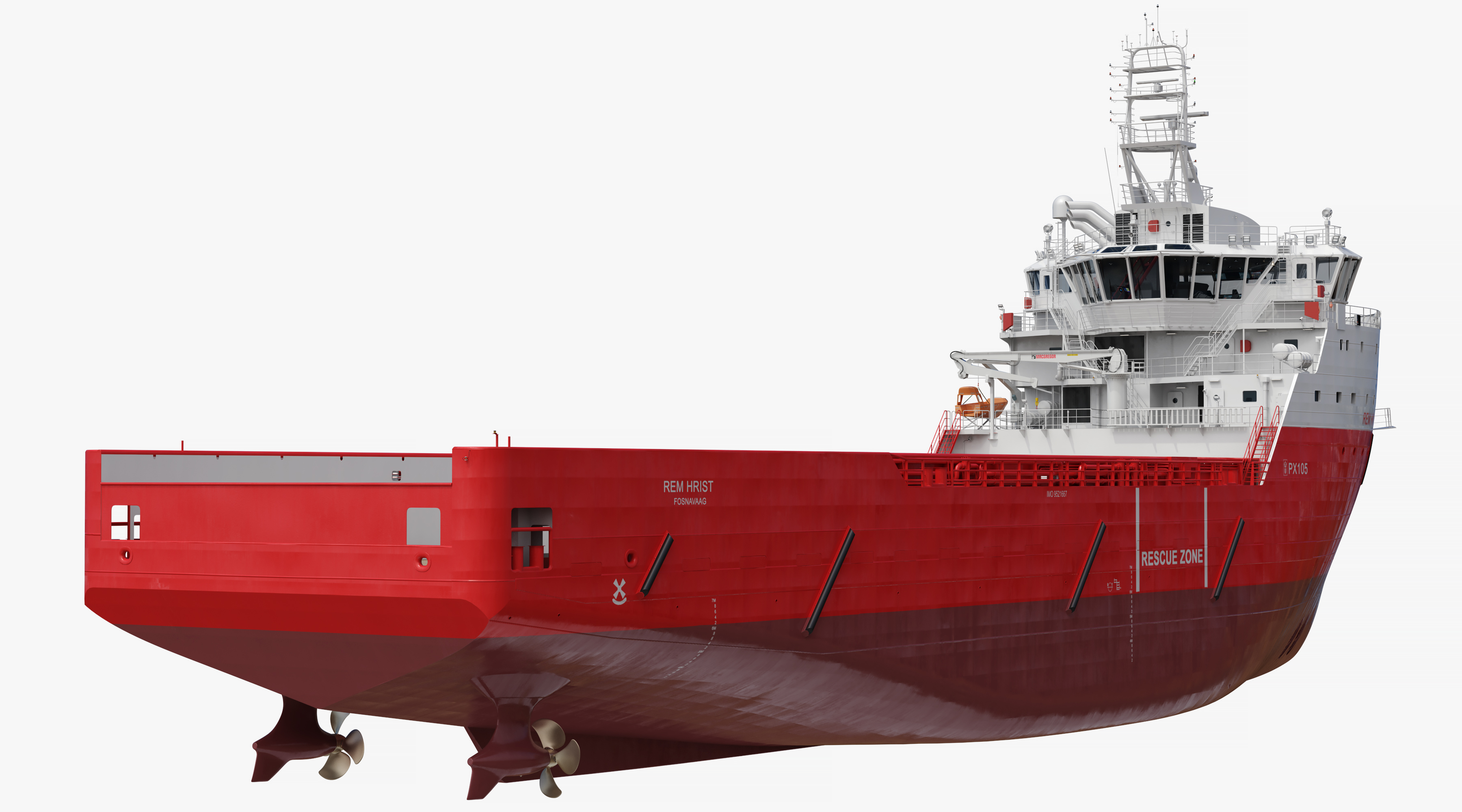Ulstein px105 rem hrist 3D model - TurboSquid 1425731