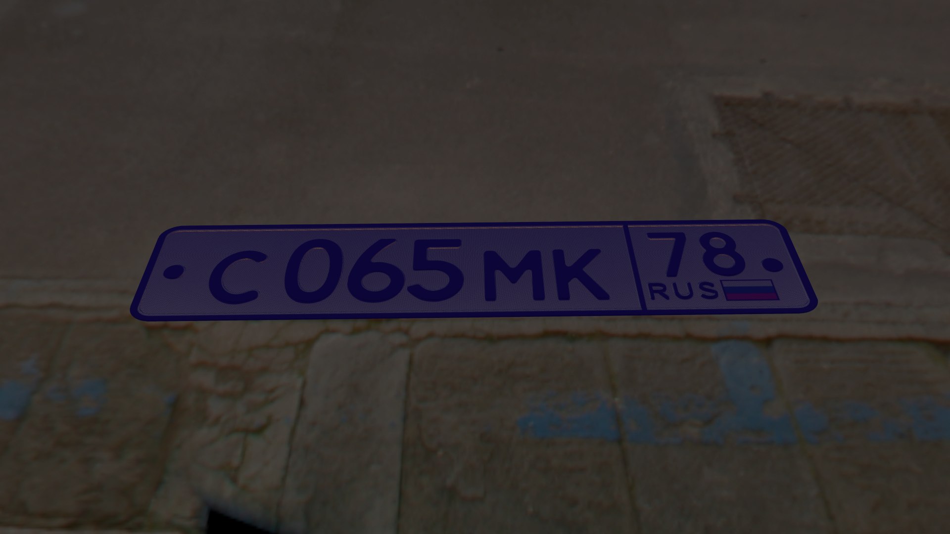 3D Russian License Plate Model - TurboSquid 1252542