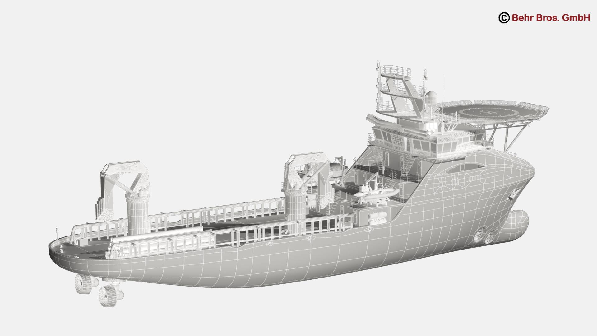 3D Generic Support Vessel - TurboSquid 1351467