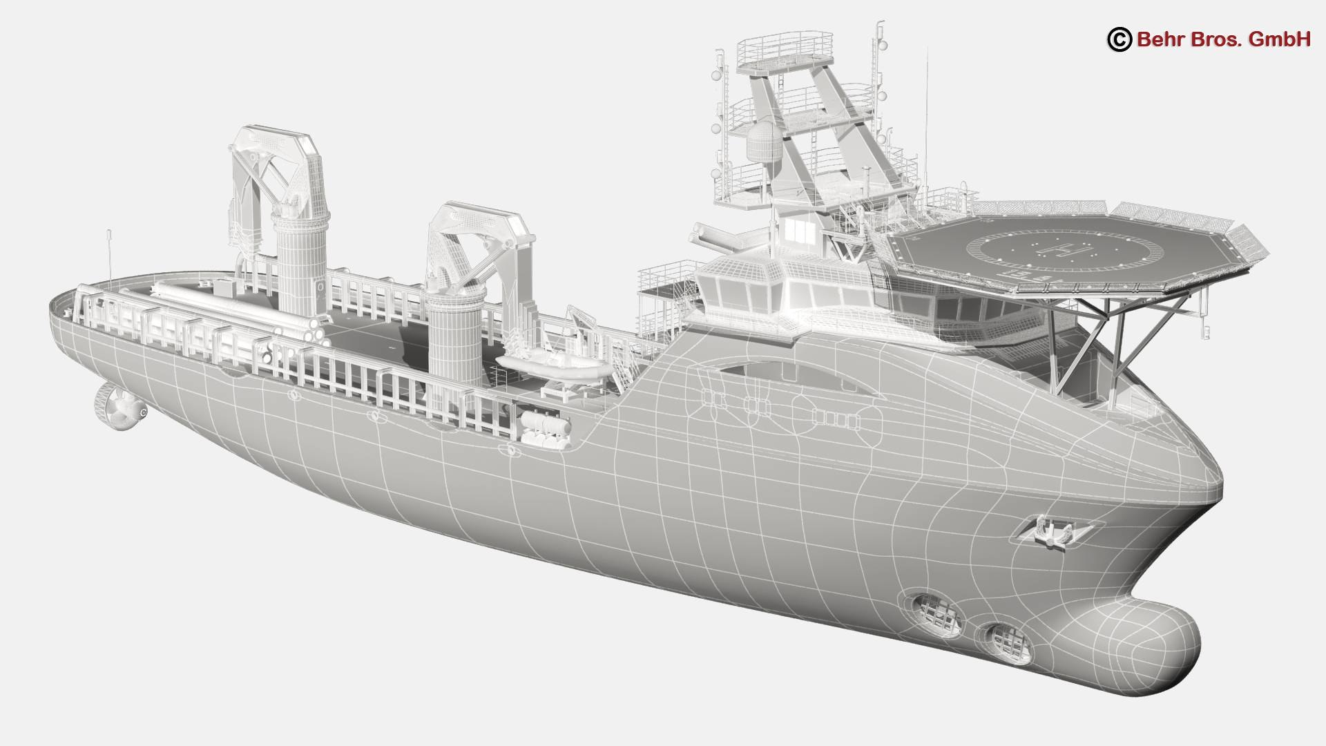 3D Generic Support Vessel - TurboSquid 1351467