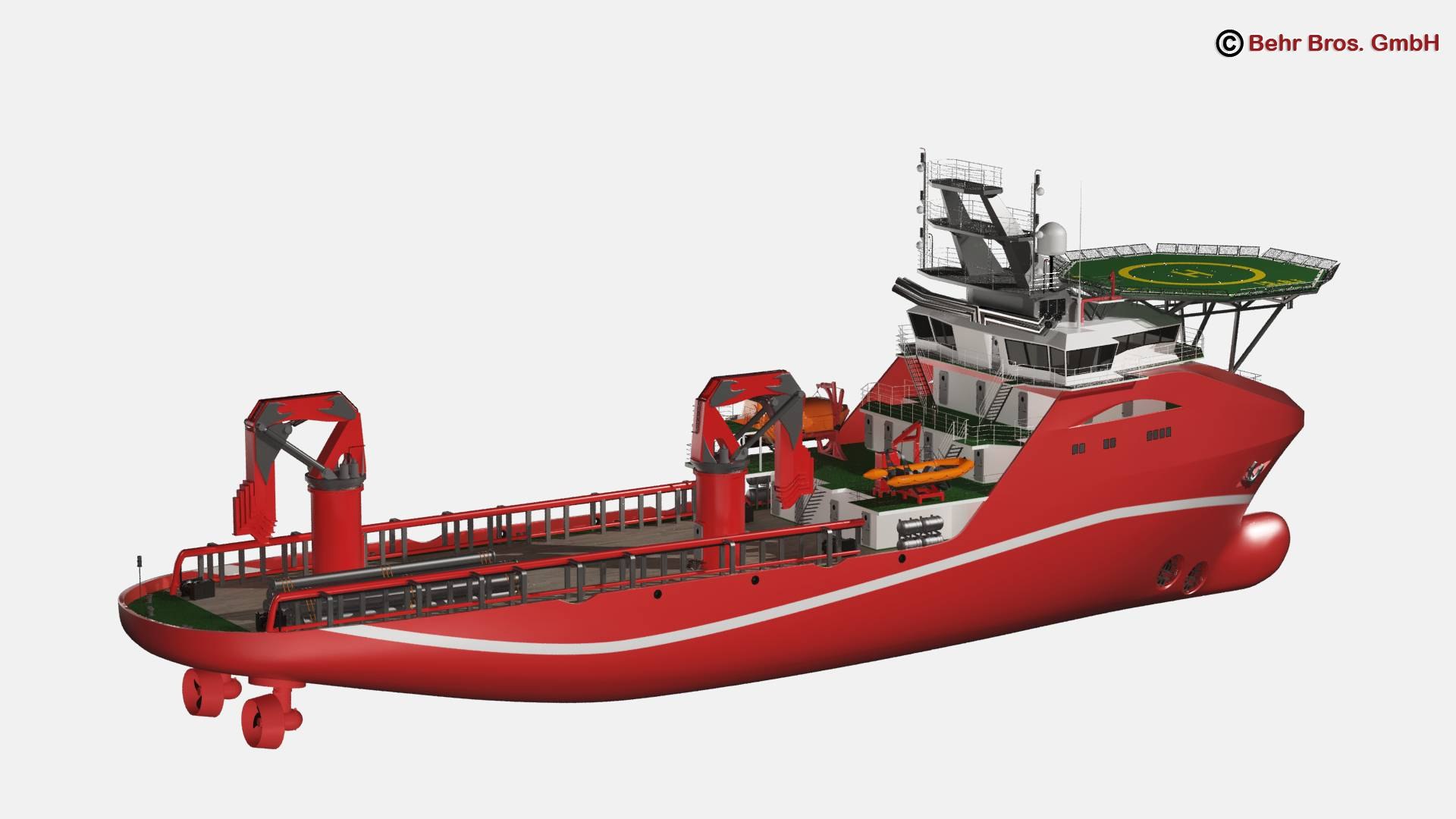 3D Generic Support Vessel - TurboSquid 1351467