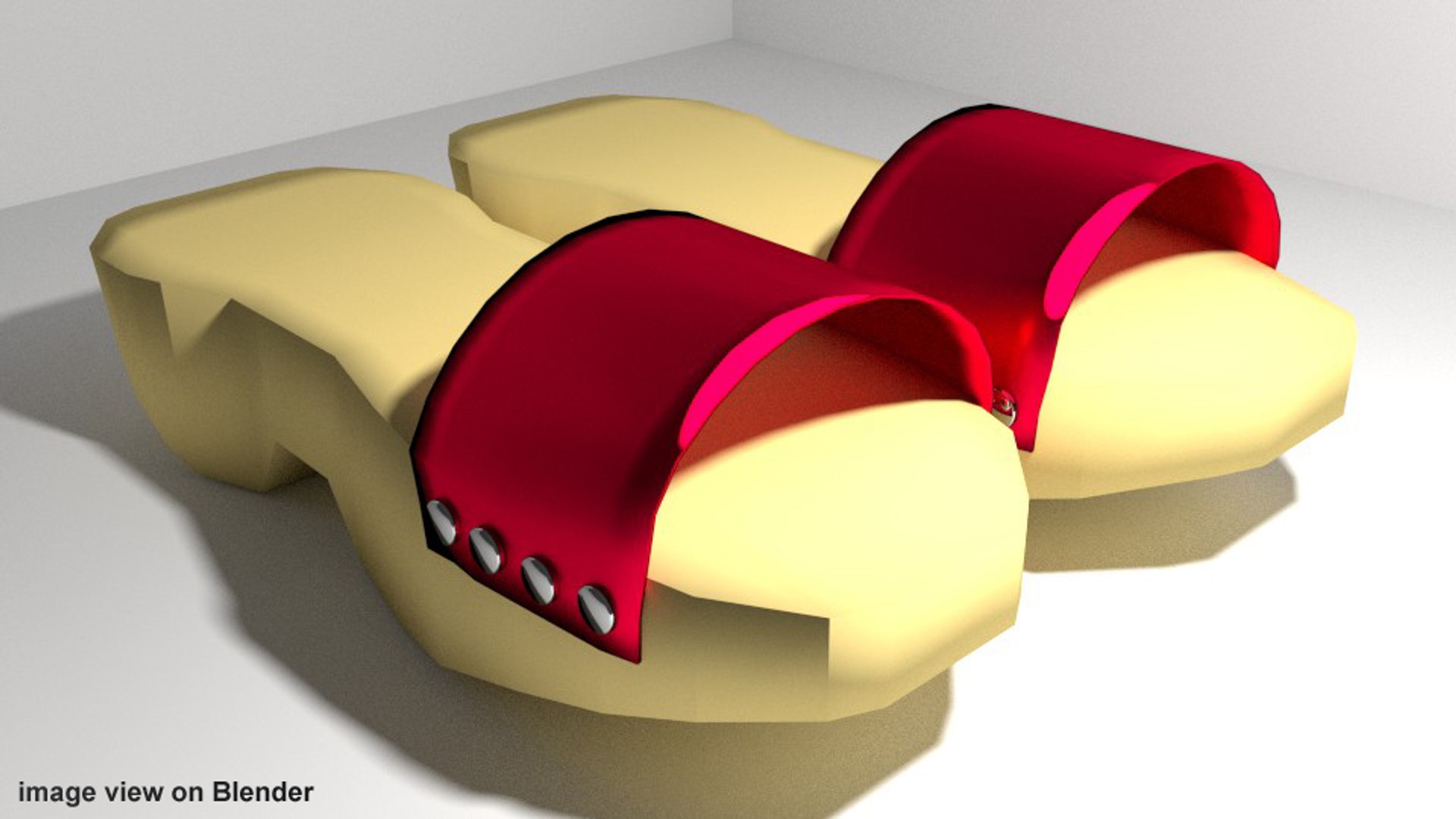 terompah malaysia wooden 3d lwo