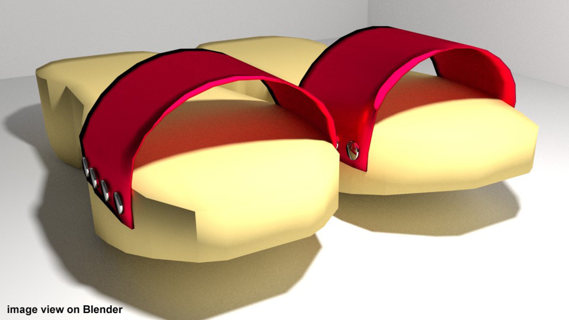 terompah malaysia wooden 3d lwo