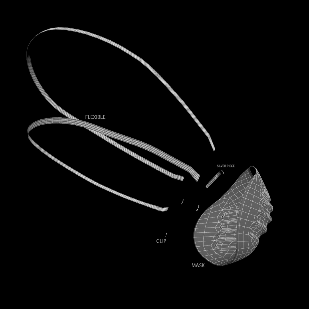 dust mask 3d model