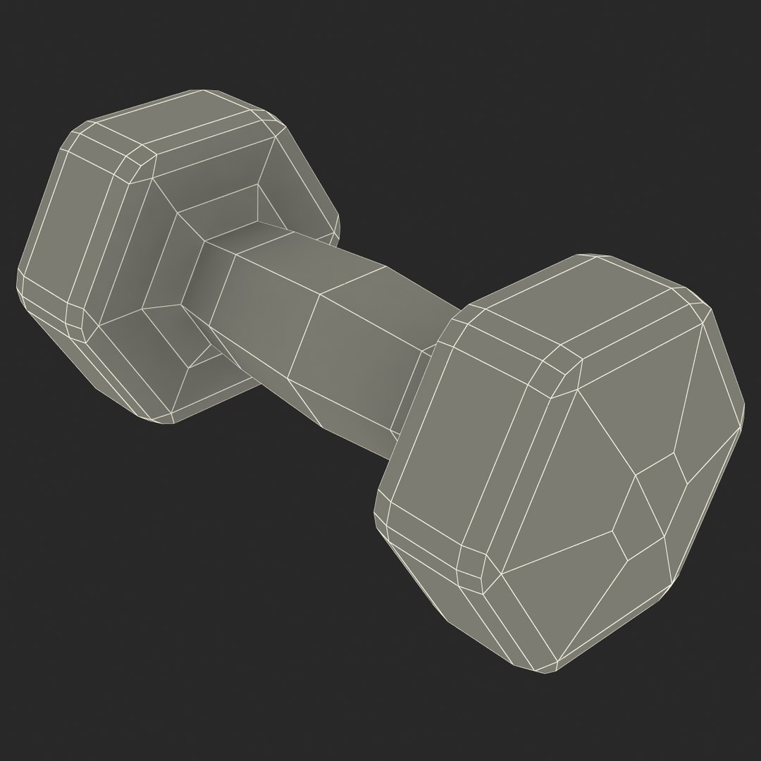 Dumbbell Weight 10 Lb 3d C4d