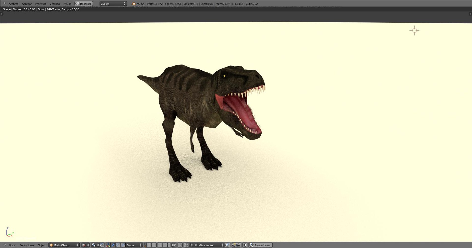 rex 3d model