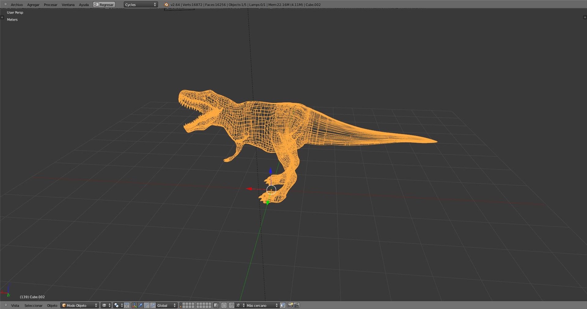 rex 3d model