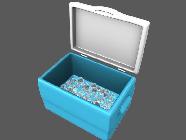 3d ice cooler model